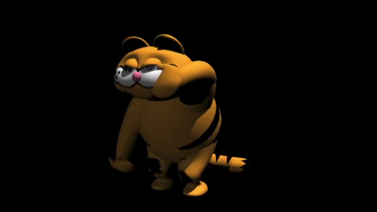 Garfield dancing but its 4k 60FPS - YouTube
