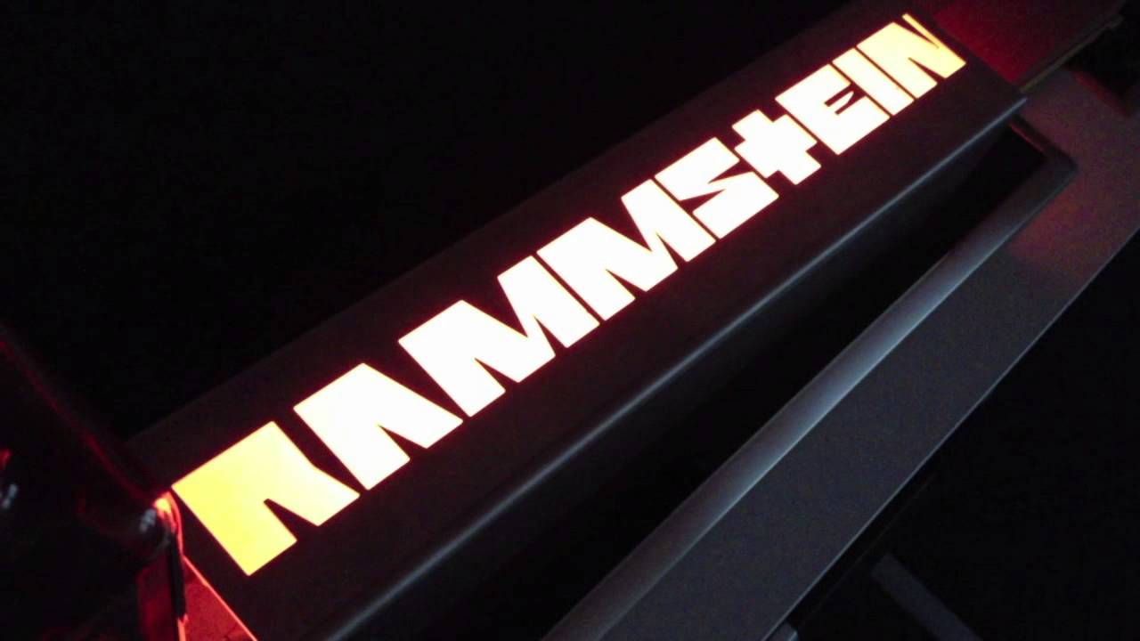 Rammstein LED Sign Color Fader - YouTube