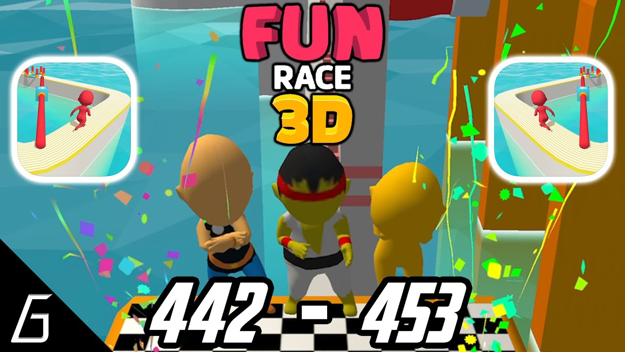 Fun Race 3D | Gameplay Walkthrough | Level 442 - 453 + Bonus (iOS ...