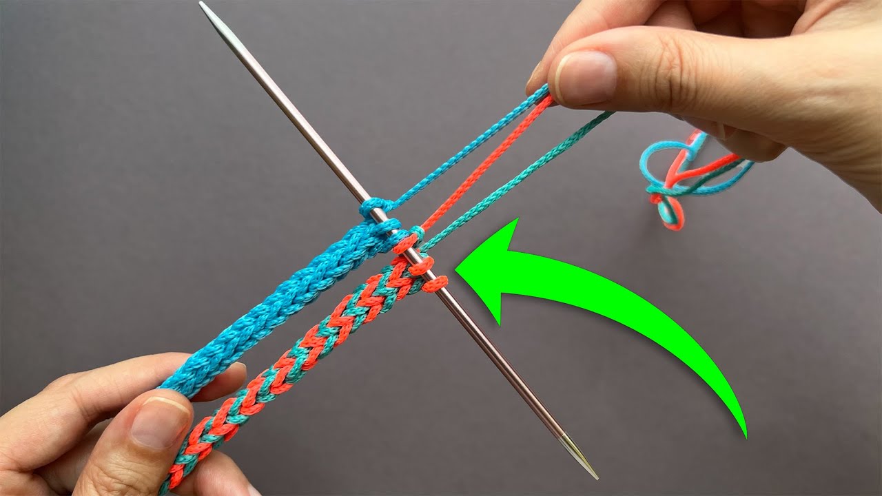 How to Knit an I-cord?! The Magic of Helix Color, Single-Color and Two ...
