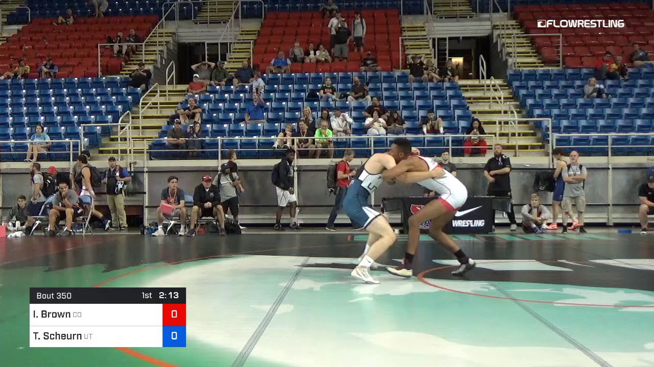 160 Lbs Rnd Of 64 Isaiah Brown Colorado Vs Tyler Scheurn Utah - YouTube