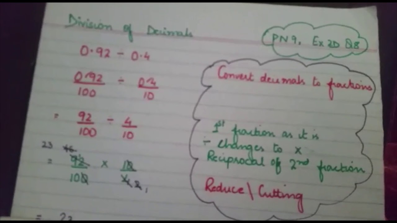 Week 7 Assignment Math OSP Part 7 | Division of Decimals - YouTube