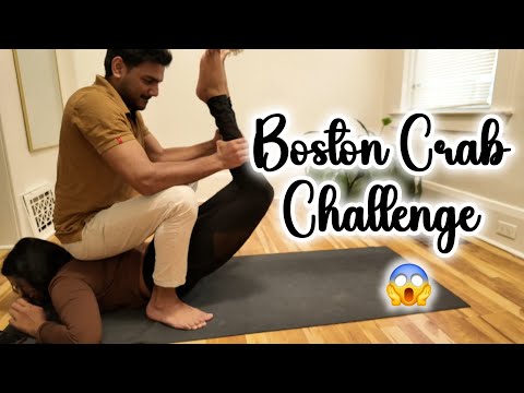 Tried the Boston Crab Challenge… and OMG the ending is too funny 🤣🤣