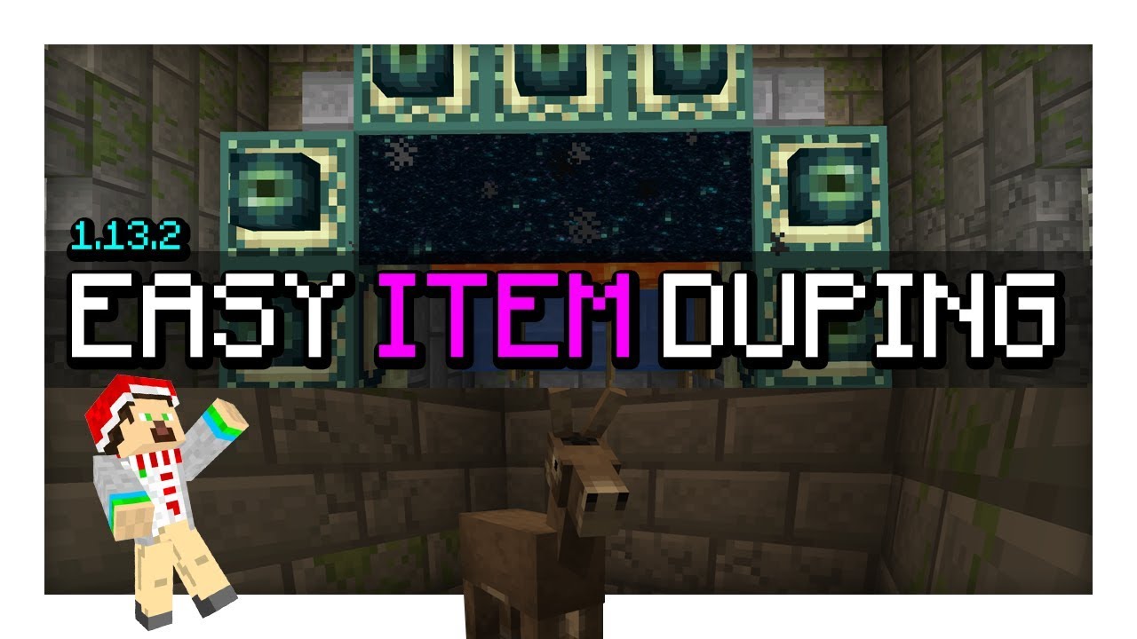 [Tutorial] Easiest Item Duping Method | 1.13 - 1.14 - YouTube