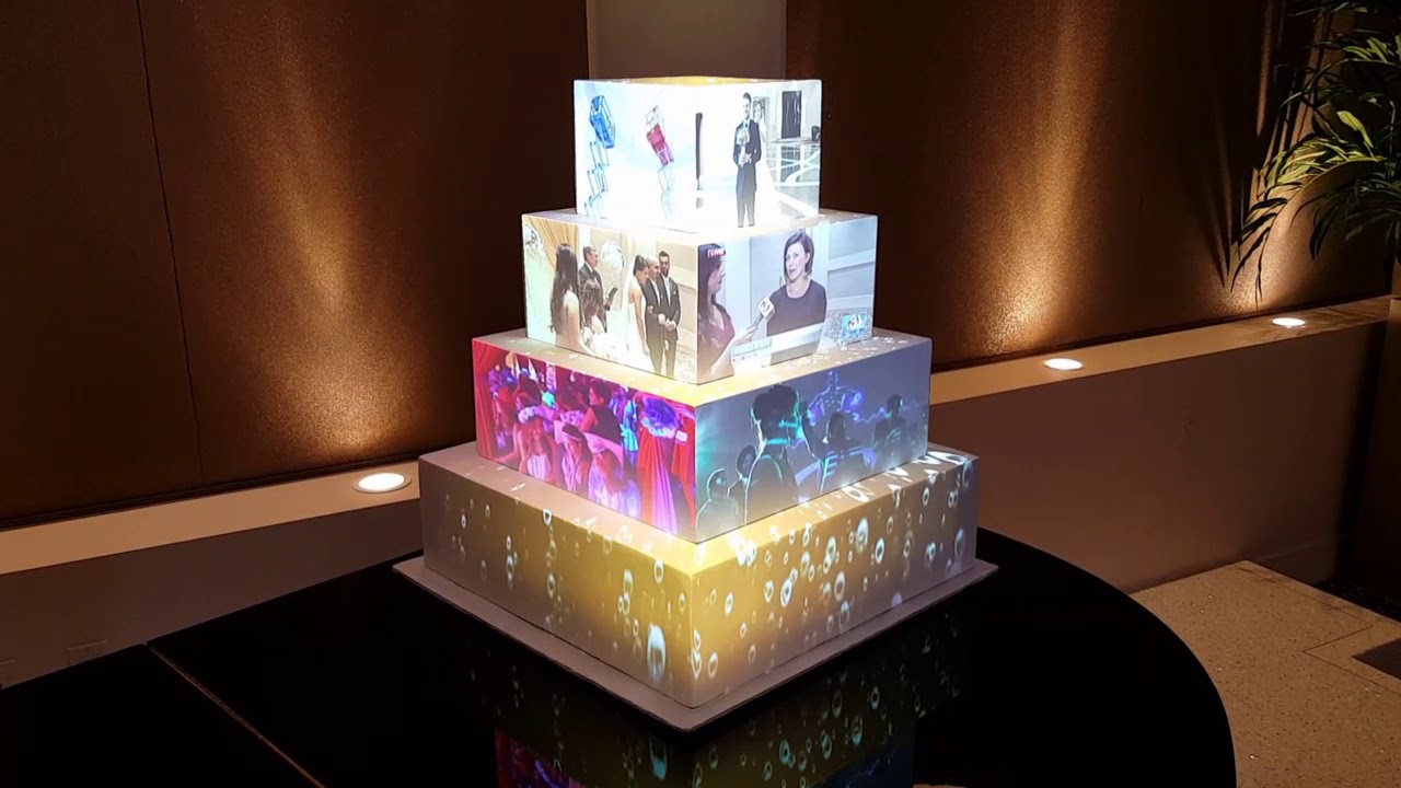 Cake Projection Mapping Chateau Luxe - YouTube