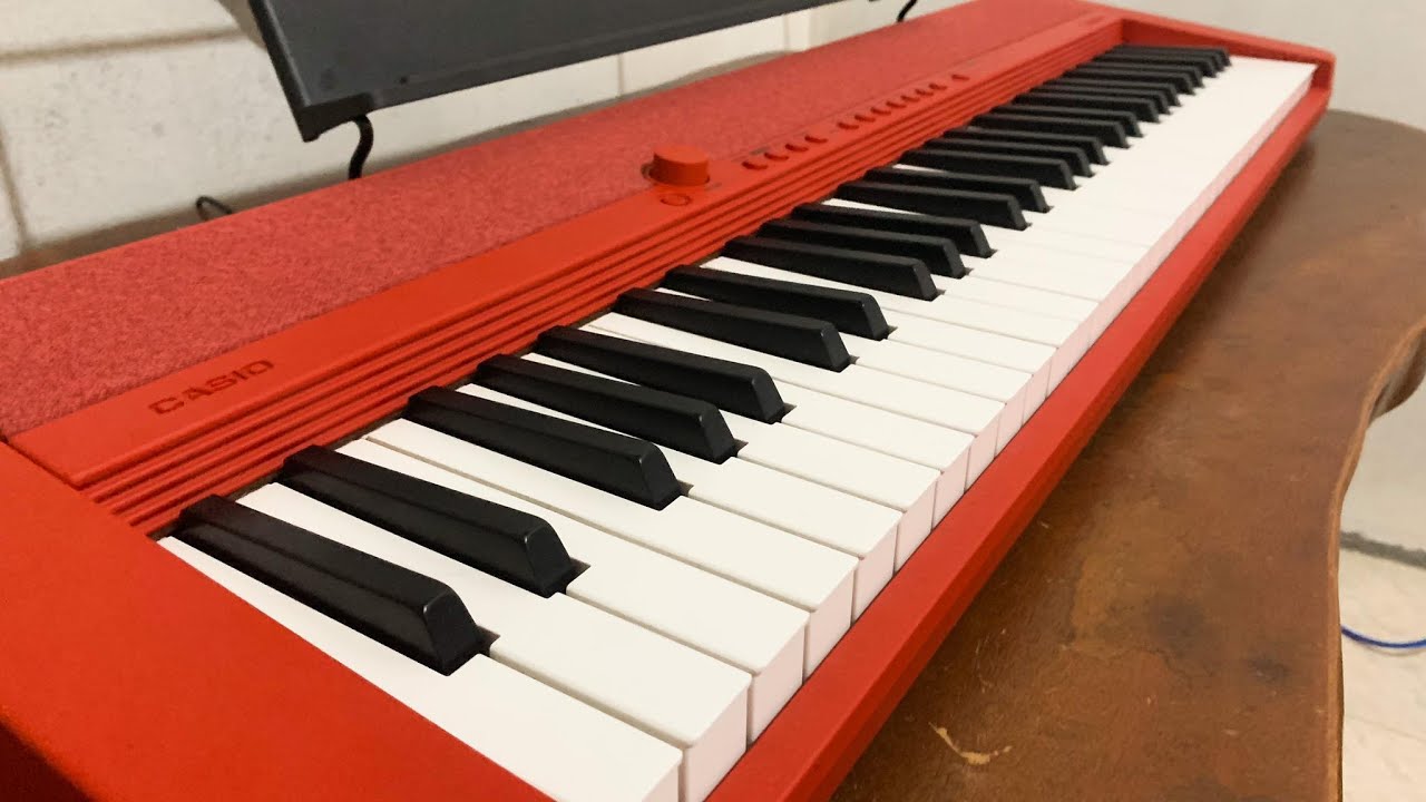 CASIO CTS1 RED UNBOXING - YouTube