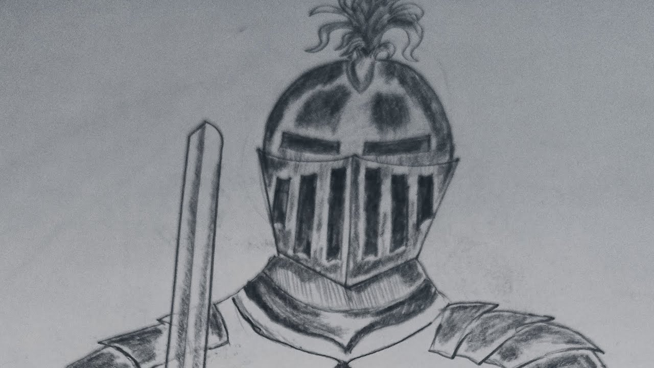 How to shade warrior ||shading by pencil||Drawing warrior||Drawing by ...