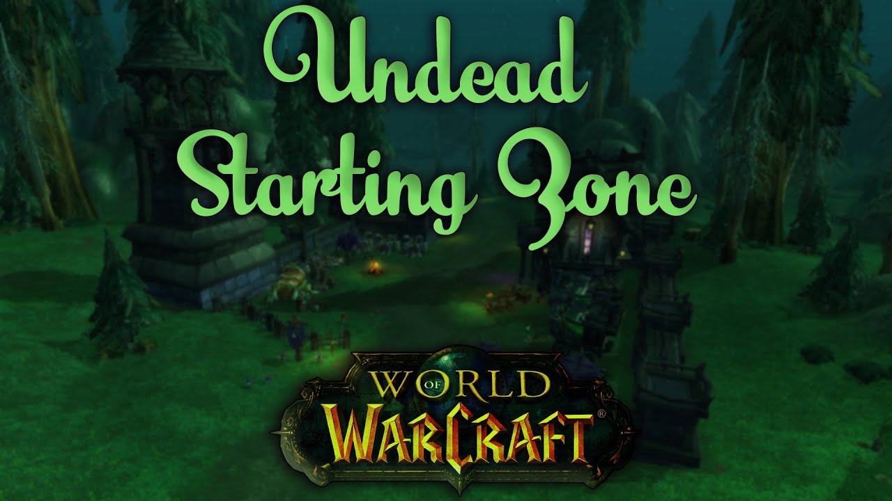 World of Warcraft - Undead Priest Starting Zone - Level 1-5 - YouTube