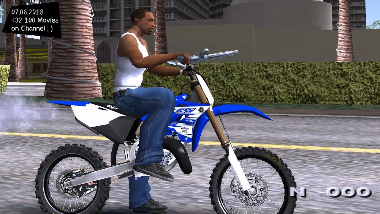 Yamaha YZ125 2017 Test Drive GTA SA _REVIEW - YouTube