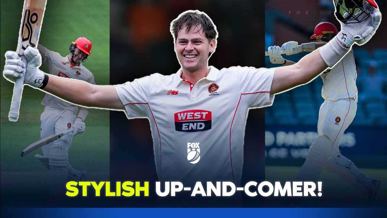 Stylish young STAR Liam Scott hits his maiden first-class century! 👀🔥 ...