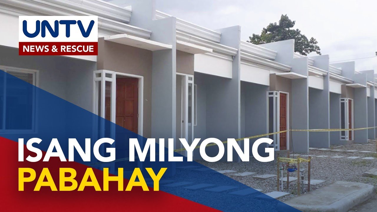 Isang milyong housing units kada taon, target itayo ng pamahalaan ...