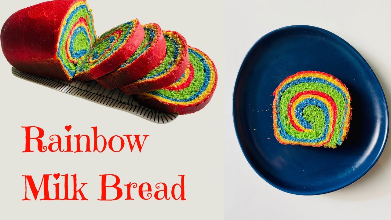 Milk Bread | Rainbow milk Bread - YouTube
