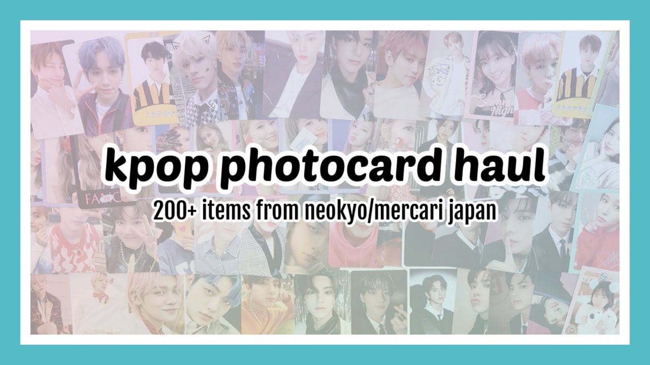 A Very Big Neokyo/Mercari Japan Haul: Kpop Photocards & Albums! - YouTube