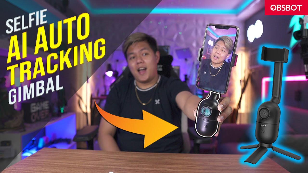 Smartphone Mount Gimbal Obsbot Me | Unboxing & Review - YouTube