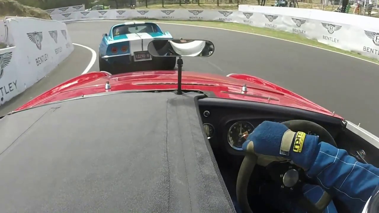 Matt Blanch in his MGB at Mt Panorama compilation - YouTube