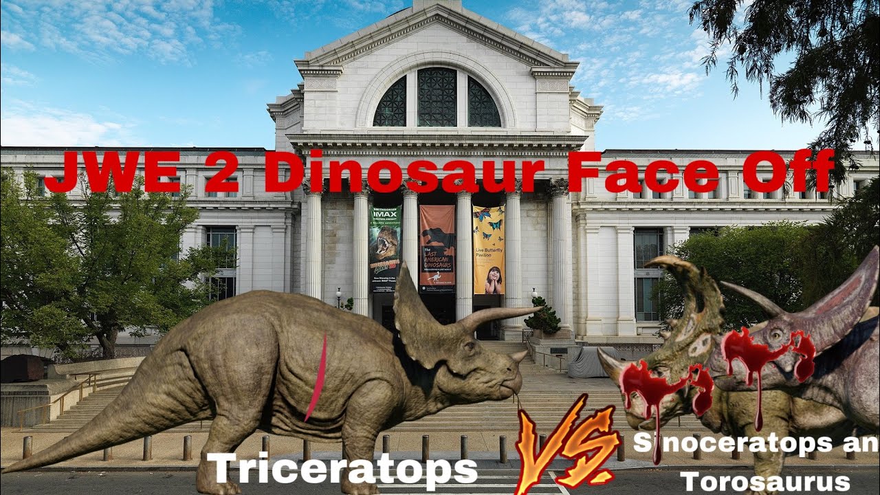 JWE 2 Dinosaur Face Off Triceratops vs Sinoceratops and Torosaurus 2024 ...