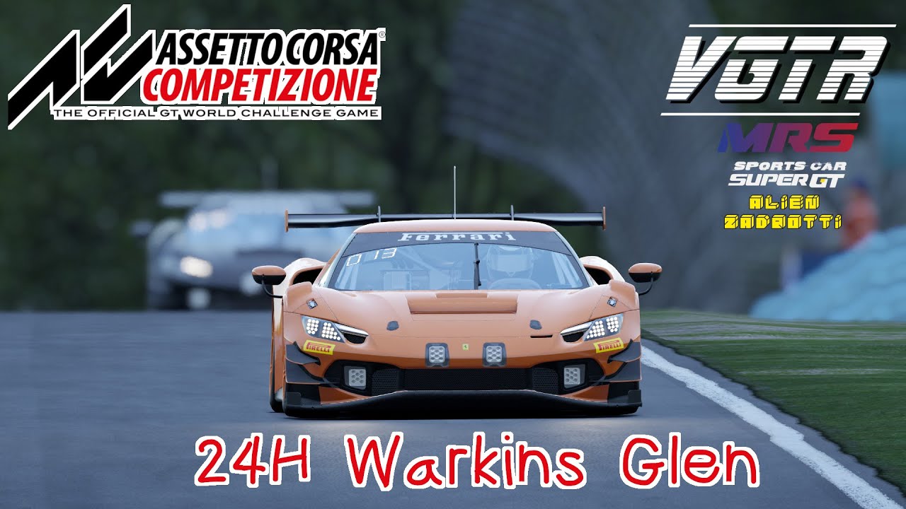 VGTR: 24H Watkins Glen (part 2)! - Assetto Corsa Competizione - YouTube
