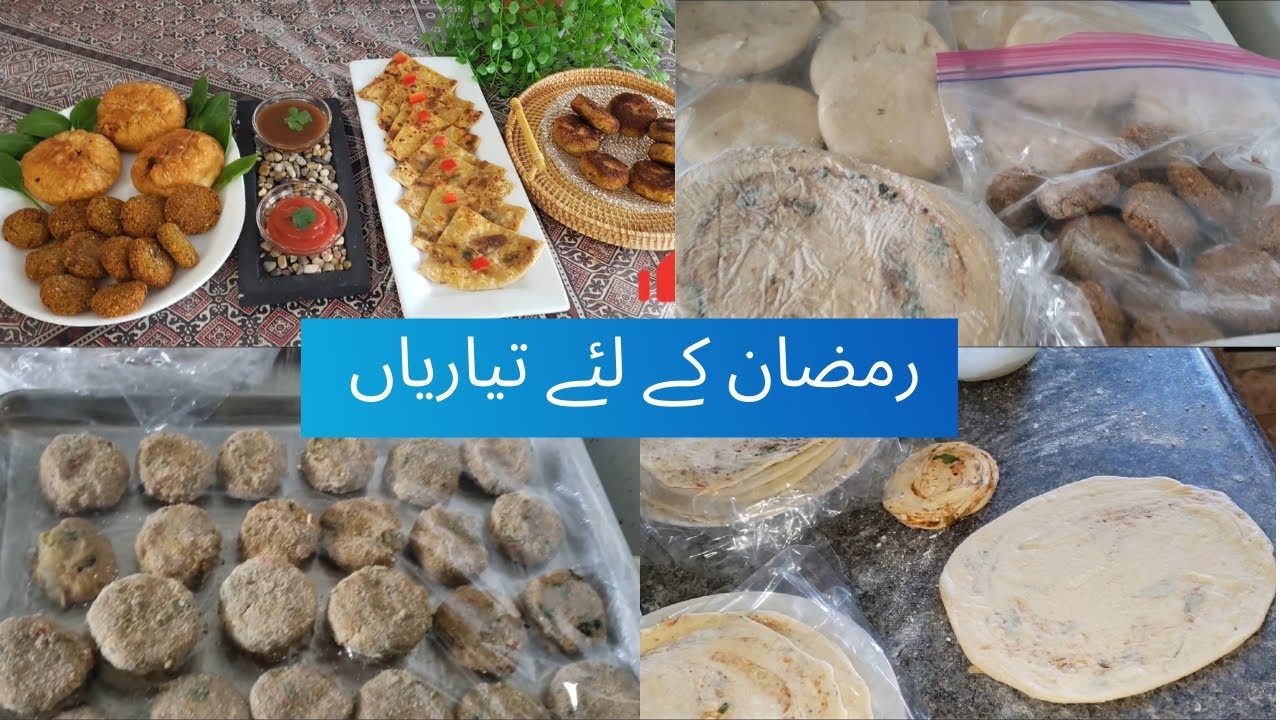 Make And Freeze For Ramadan ||Falafel ||Qeema Kechori ||Frozen Paratha ...