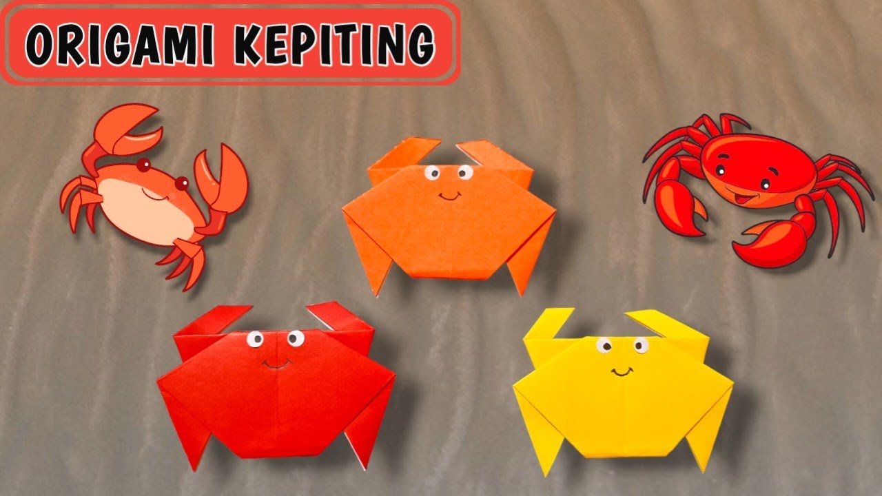 Origami Easy Crab | Origami Kepiting Mudah |Origami Tutorial | easy origami | Diy Paper Crafts ...