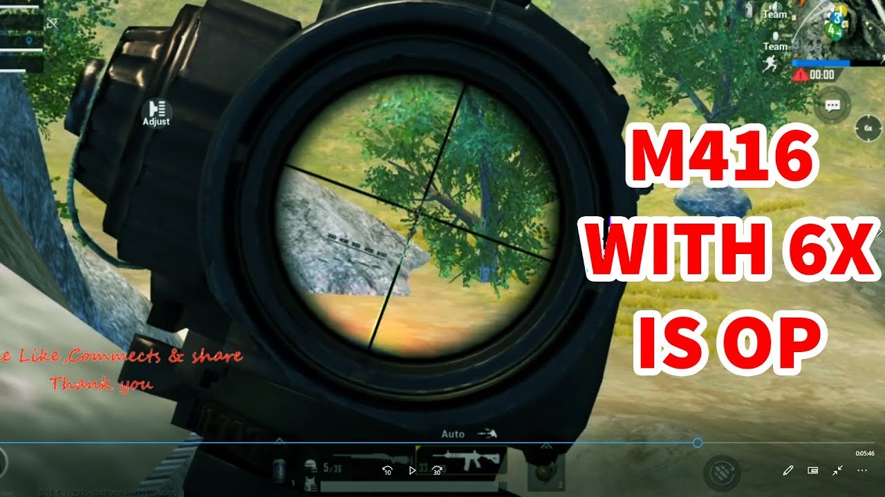 M416 WITH 6X SCOPE IS OP || PUBG MOBILE HIGHLIGHTS | MONSTER GAMING ...