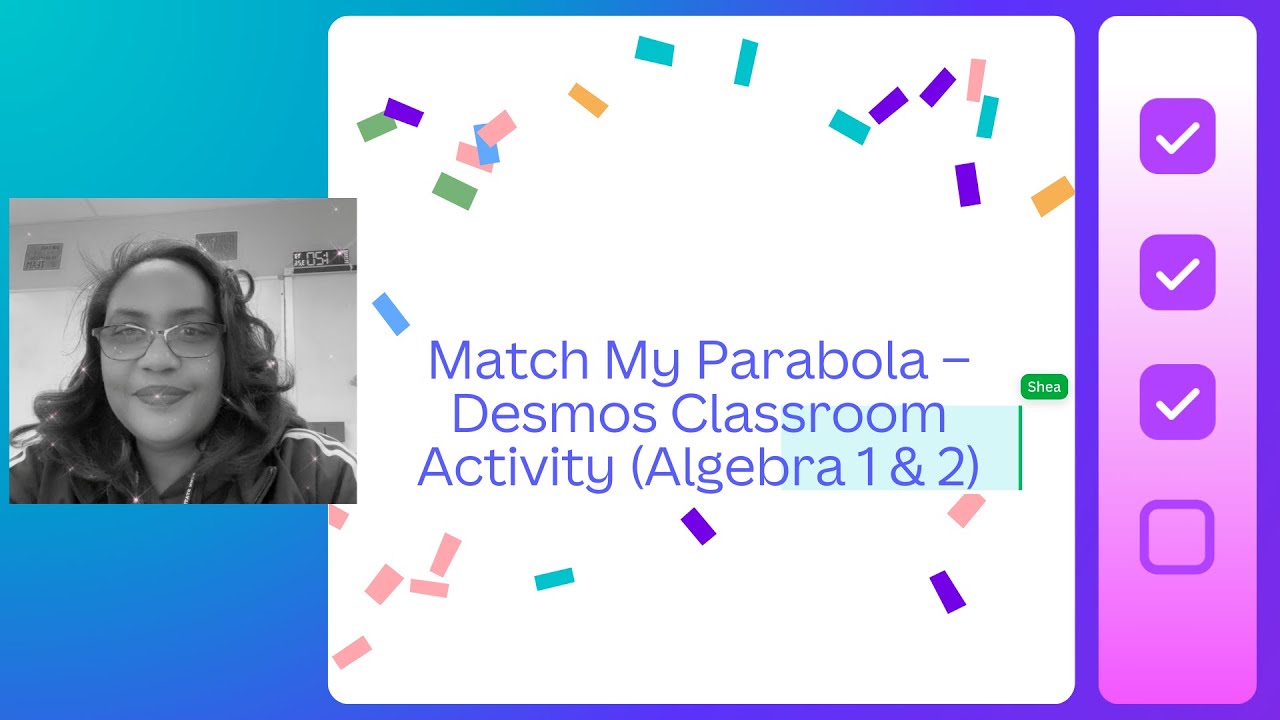 Match My Parabola – Desmos Classroom Activity (Algebra 1 & 2) - YouTube