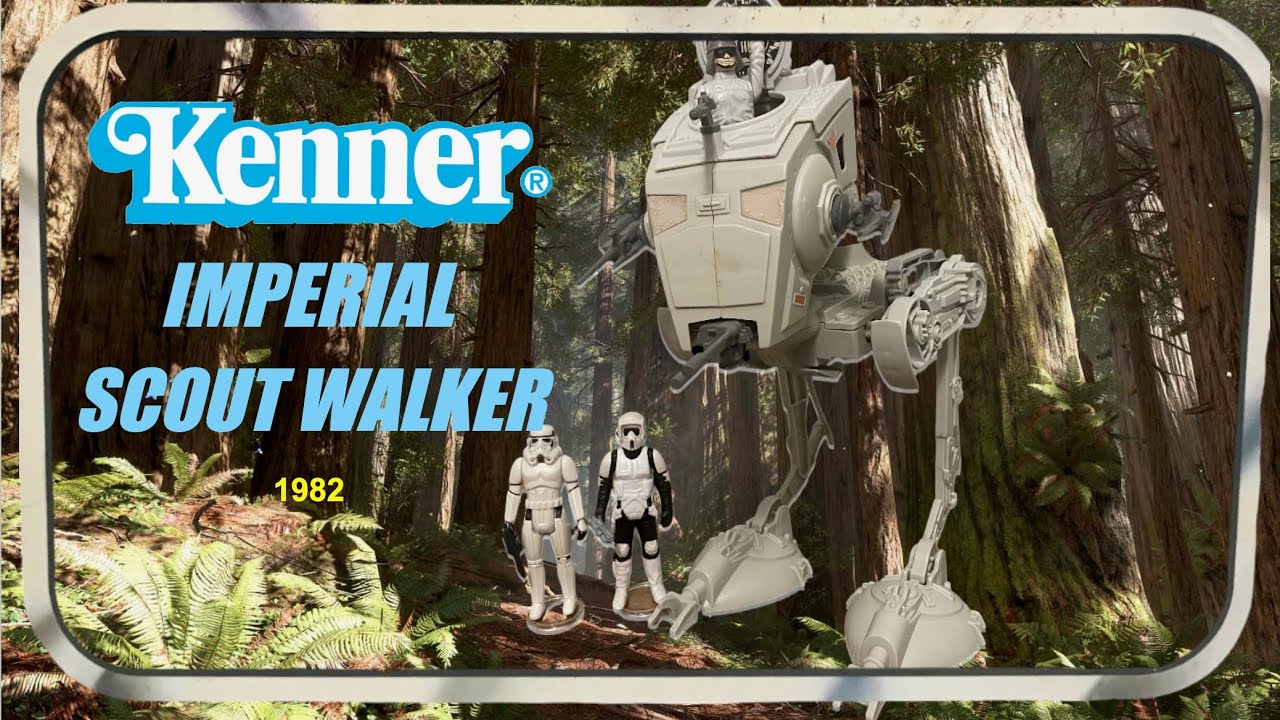 1982 Kenner Star Wars AT-ST (Imperial Scout Walker) Overview - YouTube