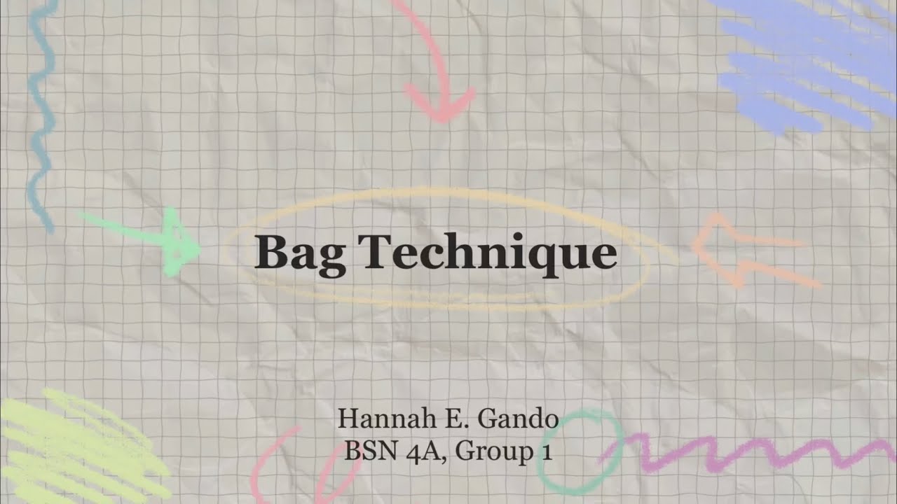 Community Health Nursing (CHN) Bag Technique Return Demonstration ...