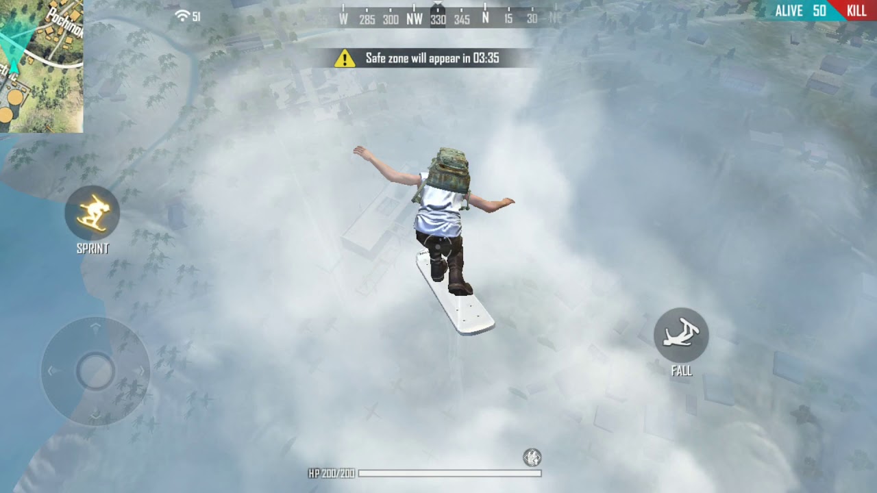 Freefire Gameplay Jumping from plane 2020 - YouTube