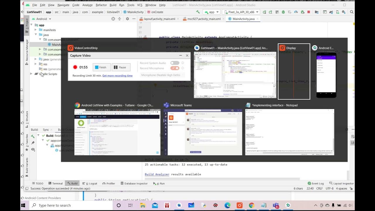 populating listView - YouTube