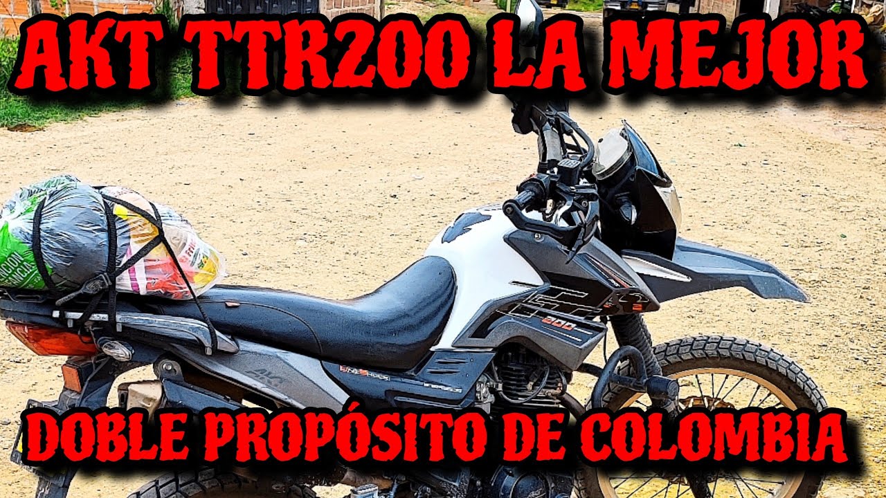 AKT TTR 200 La Moto Doble Propósito que Conquista Colombia - YouTube