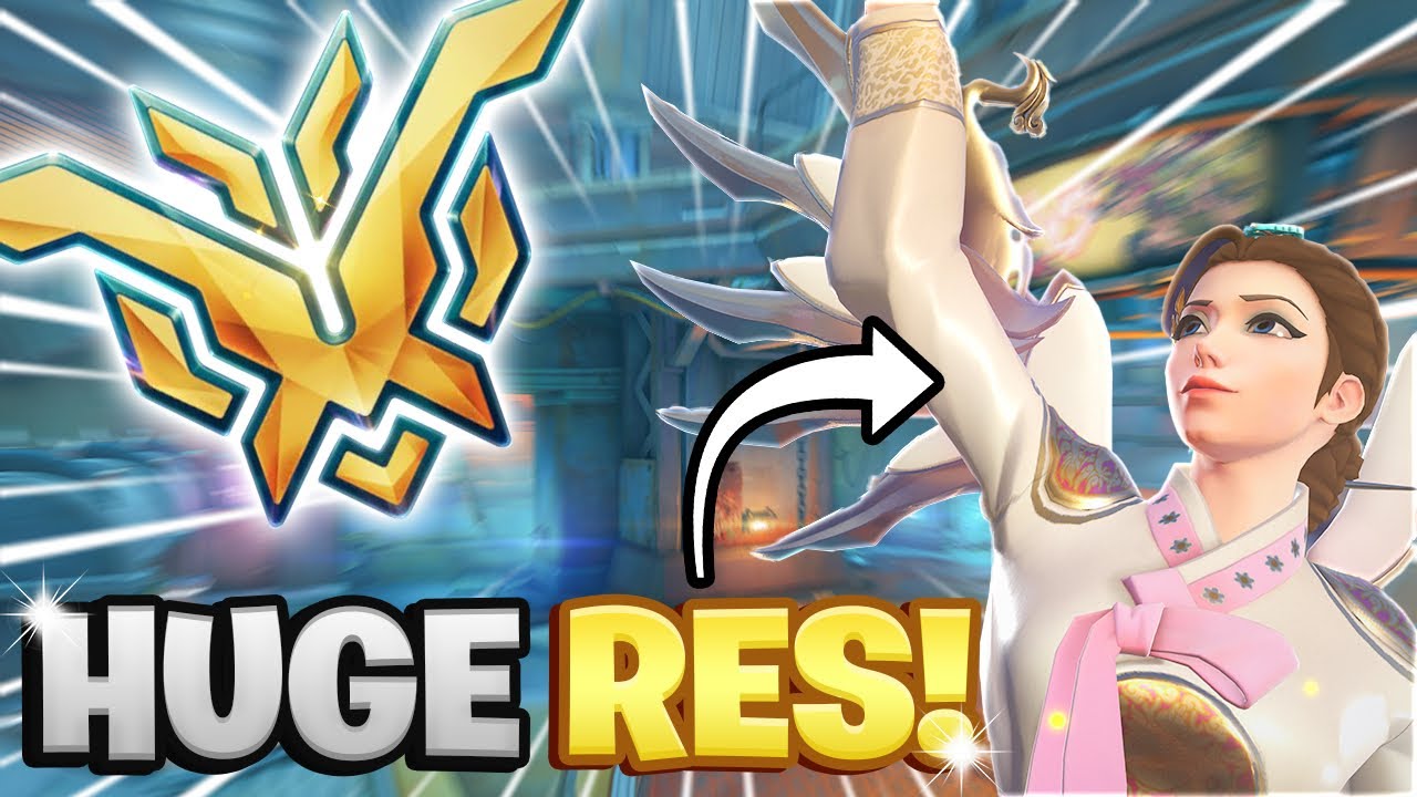 Huge Res! | Console GM Mercy Main - Overwatch - YouTube