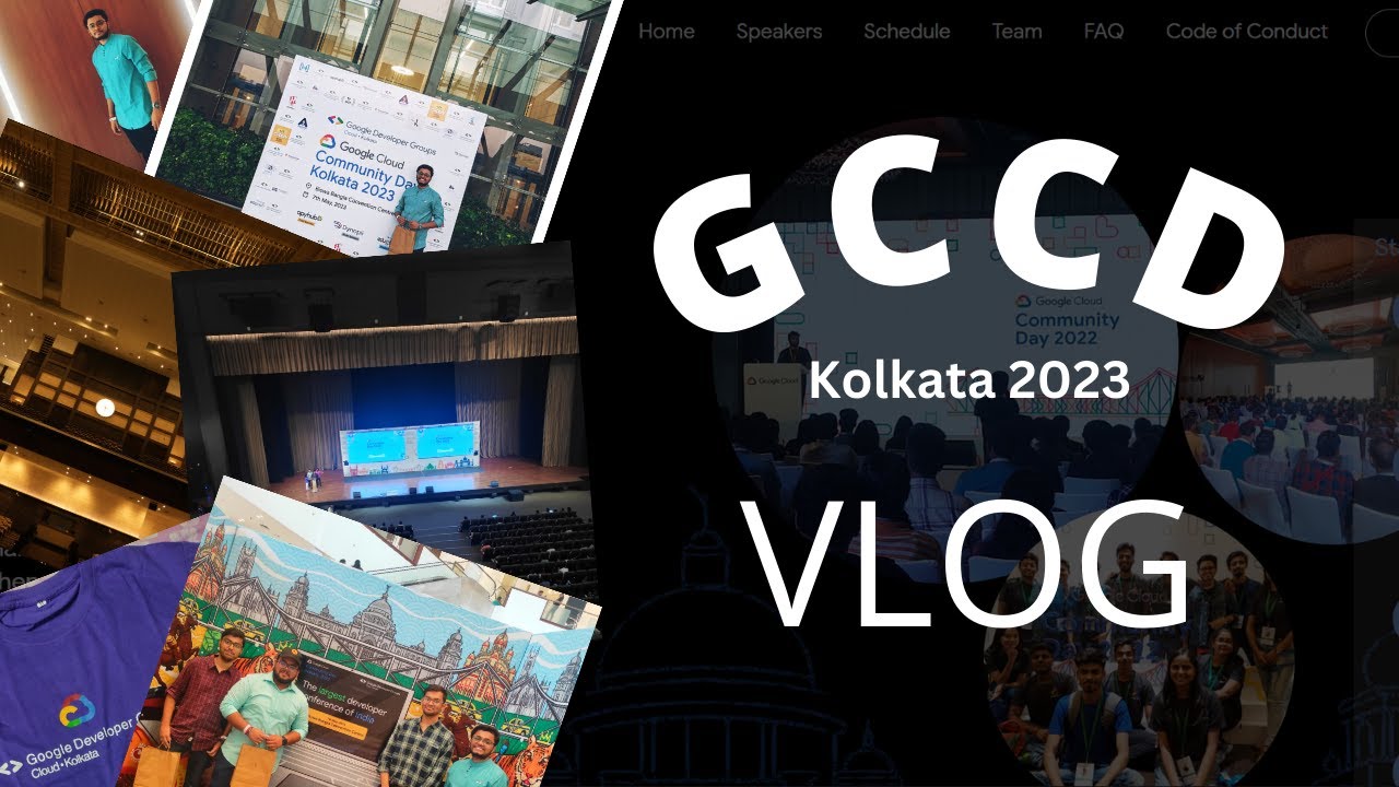 The Google Cloud Event Vlog | Cloud community Day Kolkata 2023 | Google ...