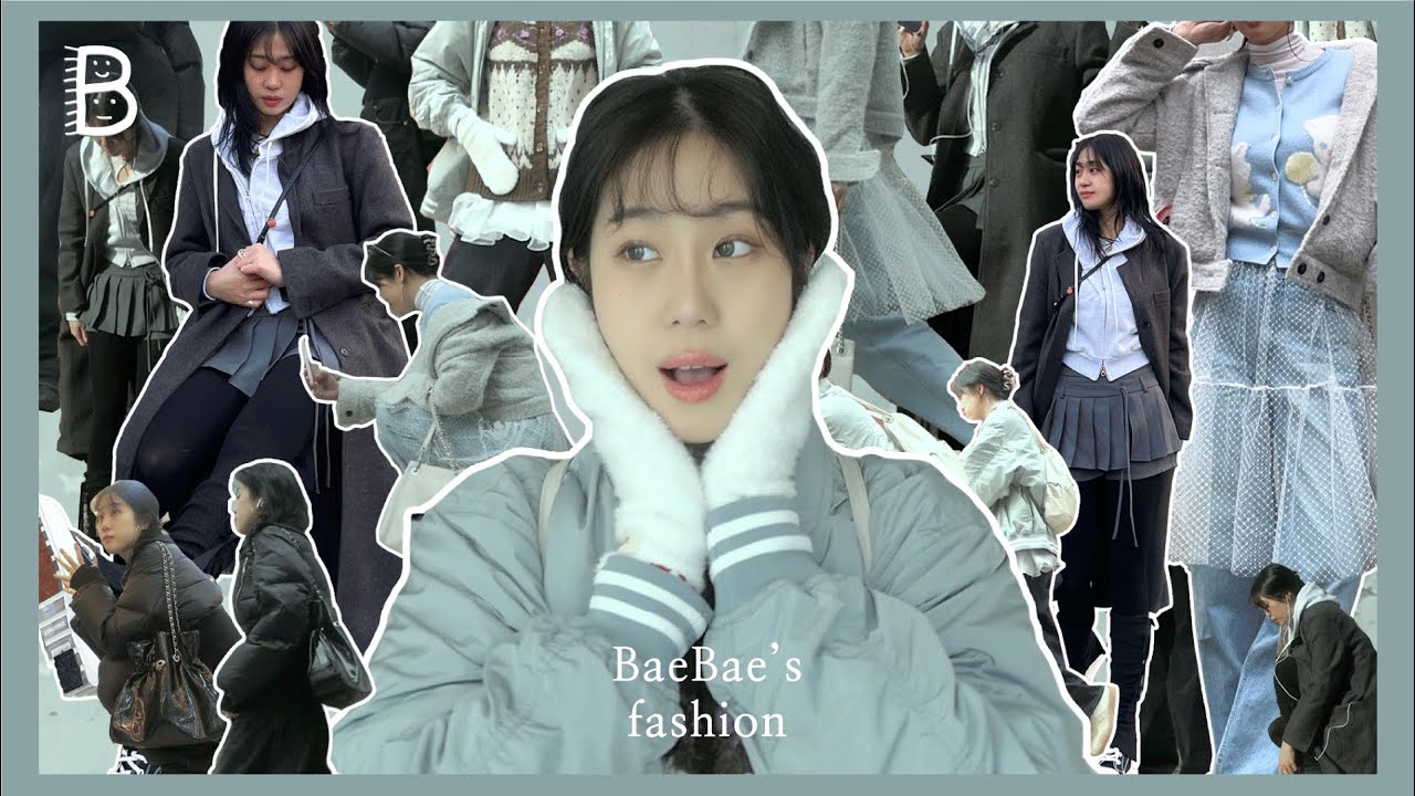 Eng日本語 윗배 간절기 치마바지 코디 Ootd Vlog ️ 오버핏 브랜드 추천 레이어드 데일리룩 키큰녀 룩북 여자