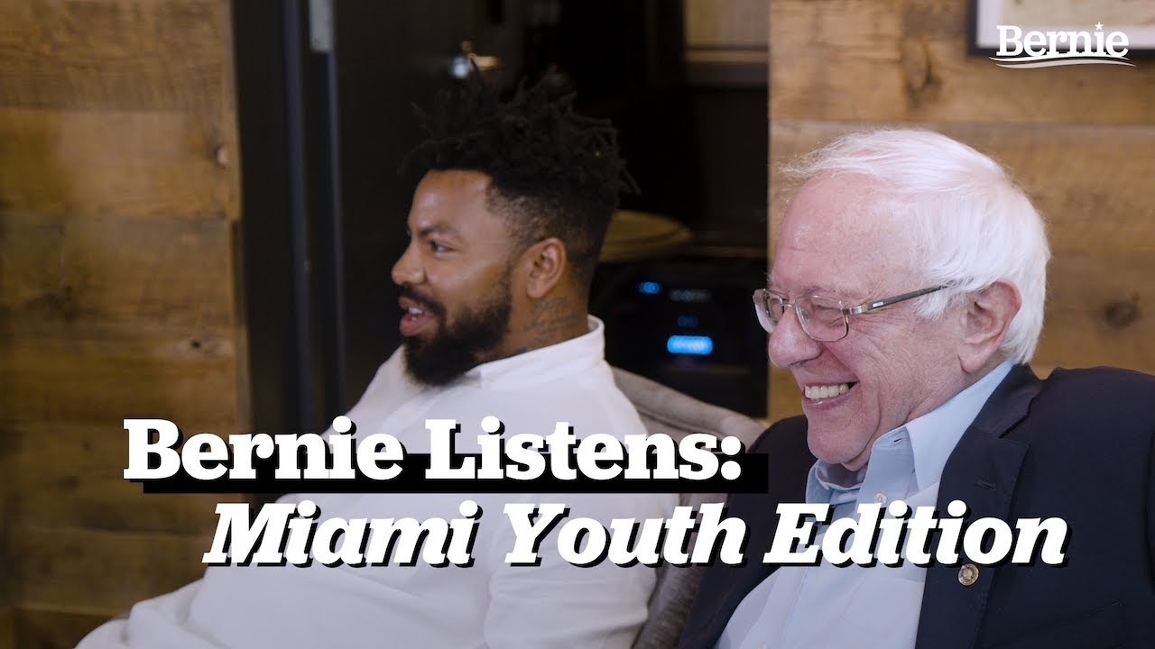 Bernie Listens: Millennial Roundtable in Miami - YouTube