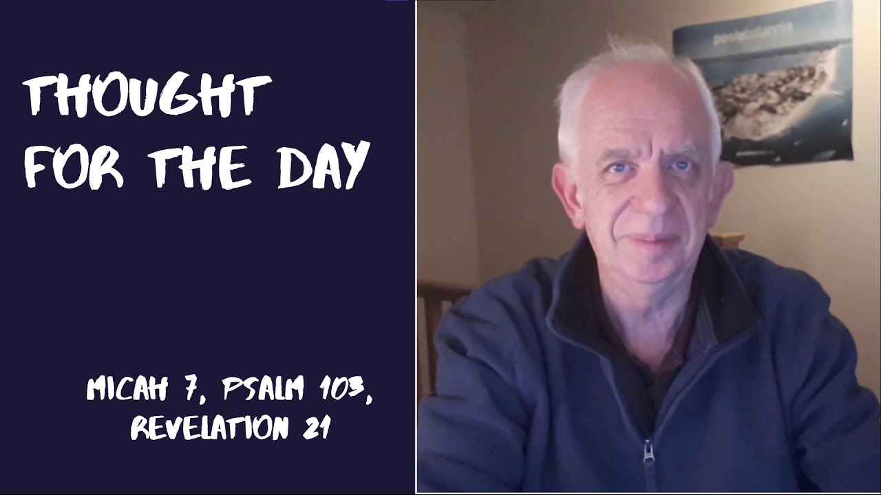 Thought for the Day - 18/11/2020 - Rob Varley - YouTube