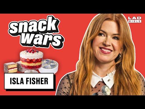 Isla Fisher Tries British & Australian Food | Snack Wars