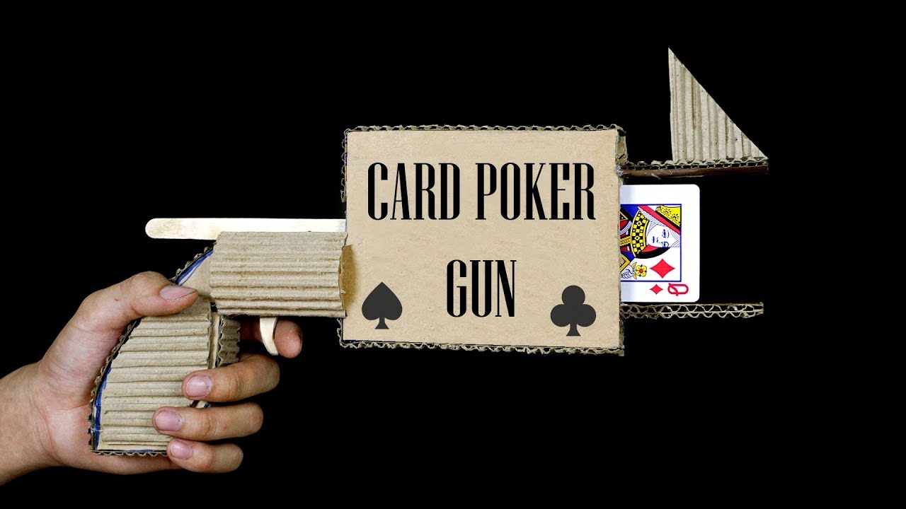 How to Make SIMPLE CARD POKER GUN At Home - YouTube