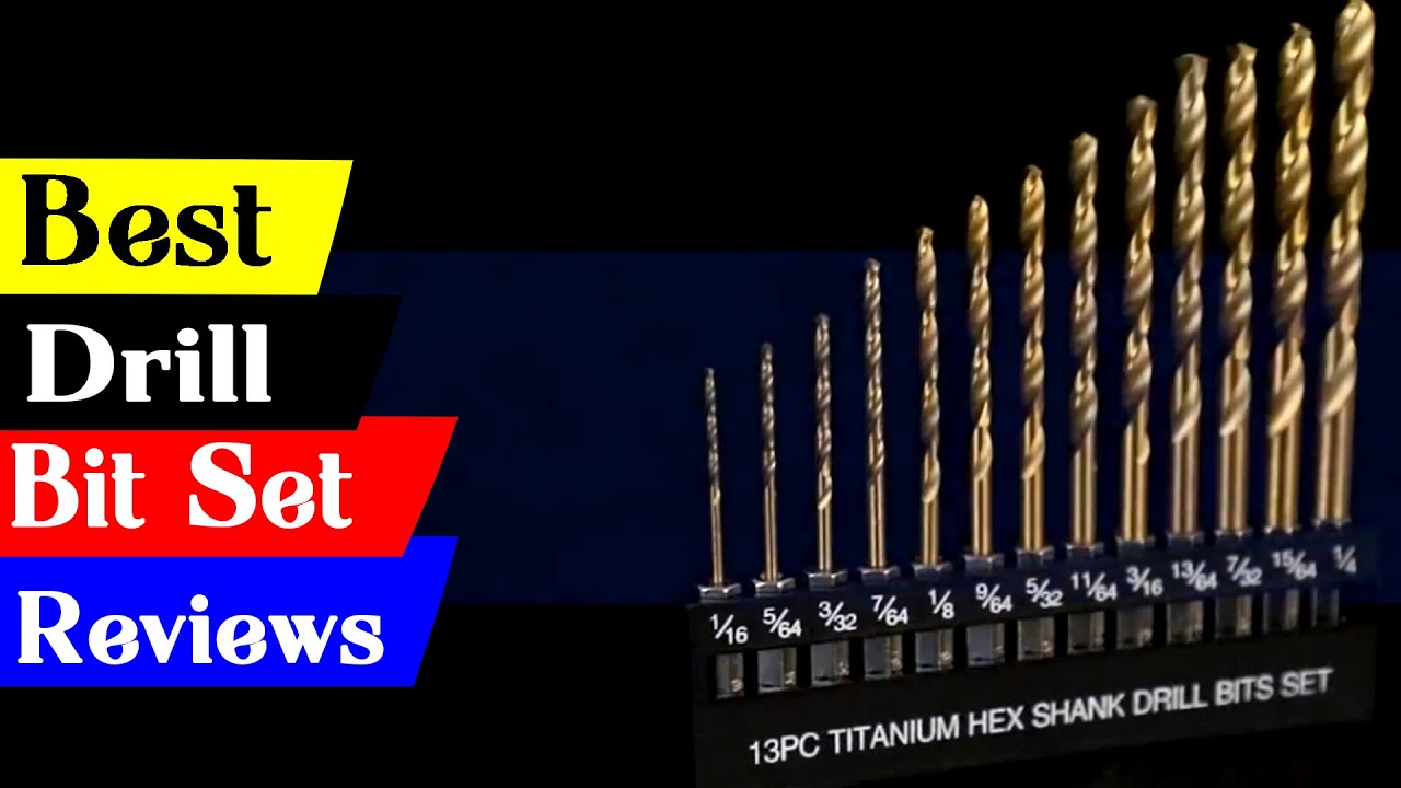 5 Best Drill Bit Set Reviews in 2024 - YouTube