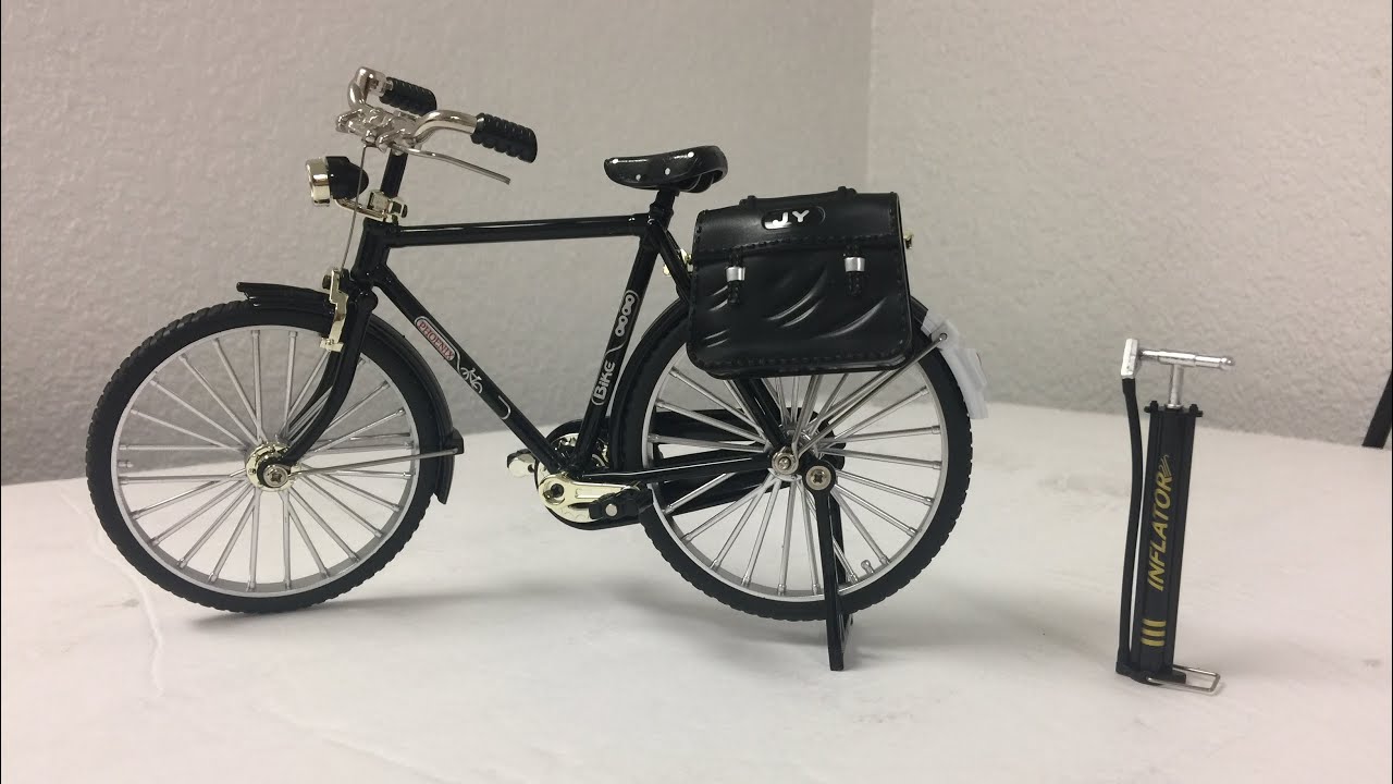 Retro Bicycle Model Alloy Mini Bike assembly project - YouTube