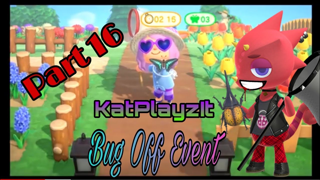 Animal Crossing New Horizons Part 16 Bug Off Event - YouTube