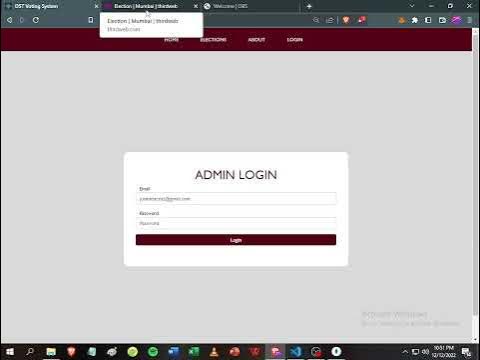 Web-based Voting System through Blockchain Technology for DHVSU-Sto. Tomas Demo - YouTube