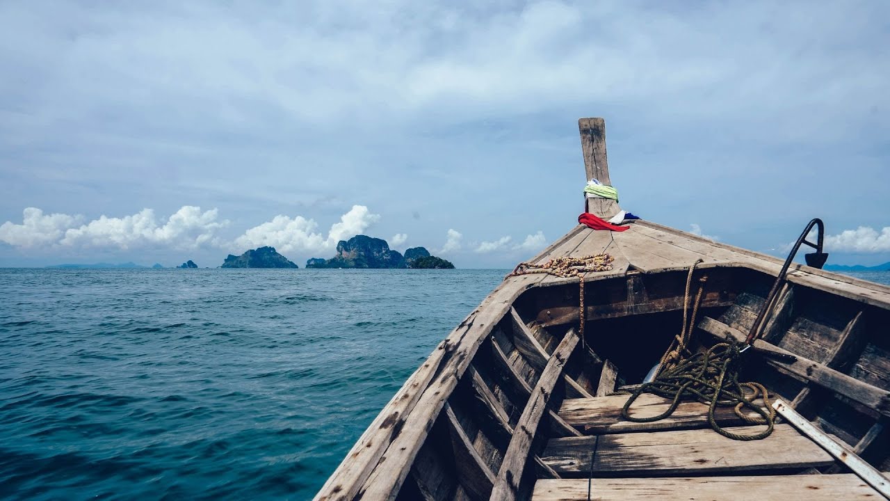 SOUND BOAT TRIP SEA / OCEAN [Relaxation 10 Hours] Waves, Sleep, Relax ...