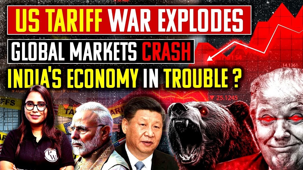 US Tariff War & Global Market Crash : Is Indian Economy at Risk? - YouTube