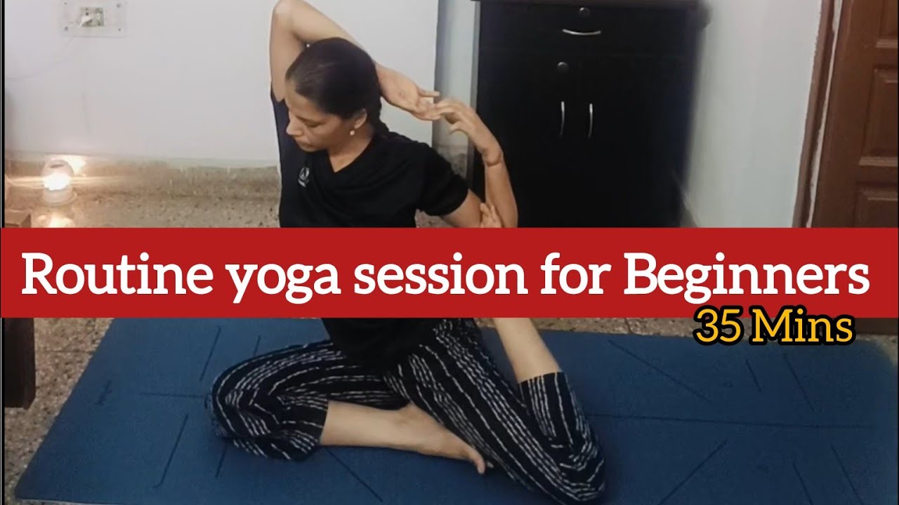 35 mins yoga Session for Beginners to intermediate focused on hip ...