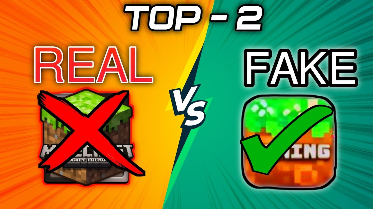 Minecraft real is wrong and copy is best? || Mine craft Real Vs Fake ...