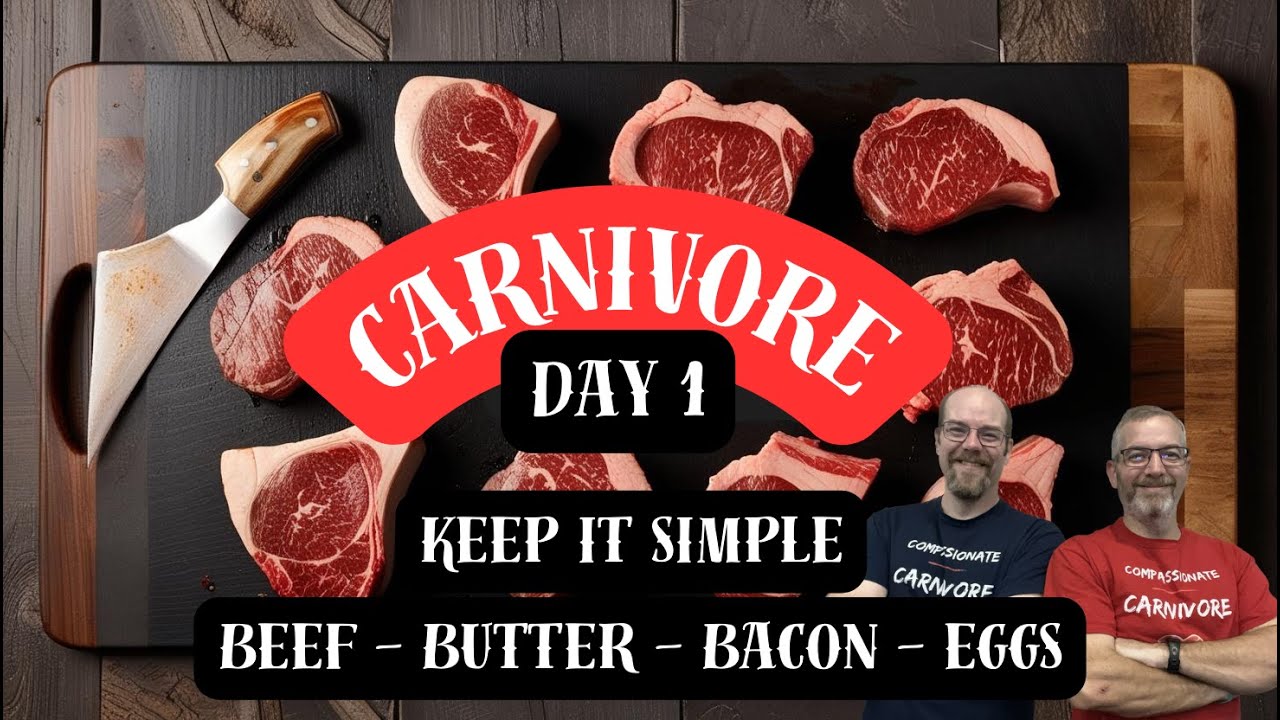 Day 1 of the 30 Day Carnivore Challenge - Keep it Simple BBBE - YouTube