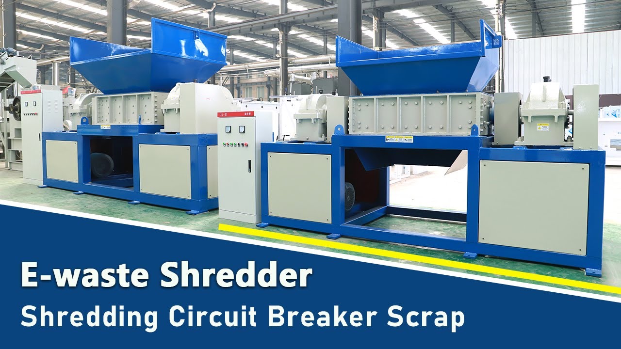 Shredding Circuit Breaker Scrap | Industrial Shredder for Electronic ...