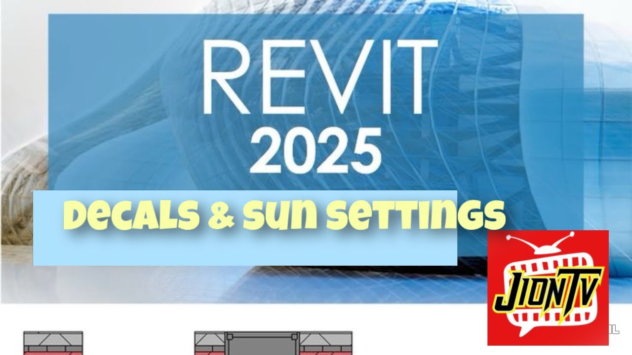 REVIT-DECALS & SUN SETTINS - YouTube