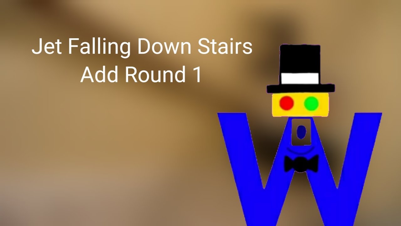 Jet Falling Down Stairs Add Round 1 - YouTube