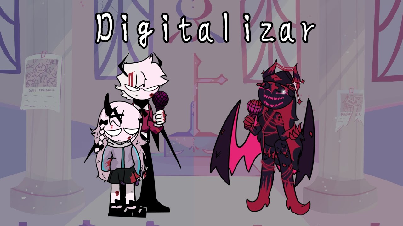 FNF digitalizar rasazy and selever vs sarv-evil - YouTube